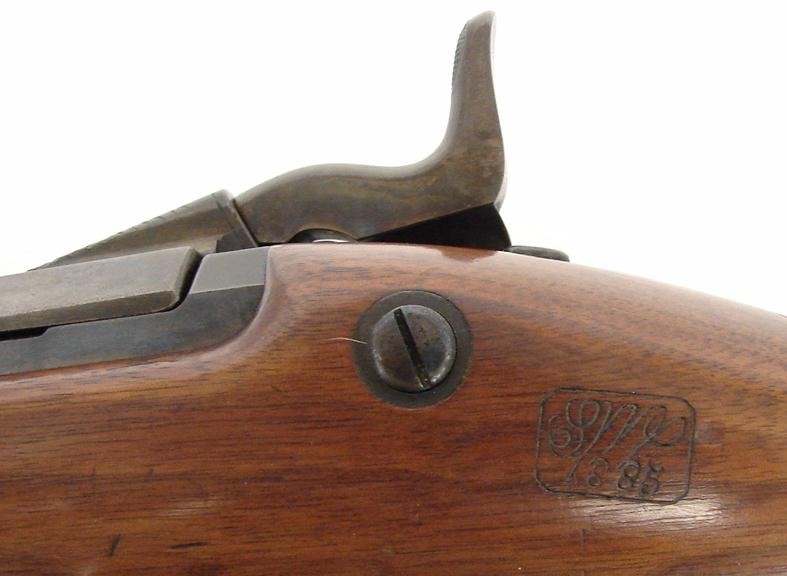 U.S. Model 1875 Officers Trapdoor Springfield rifle. This is a ...