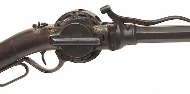 Very Scarce Porter Turret 2nd model rifle. Has smooth brown patina ...