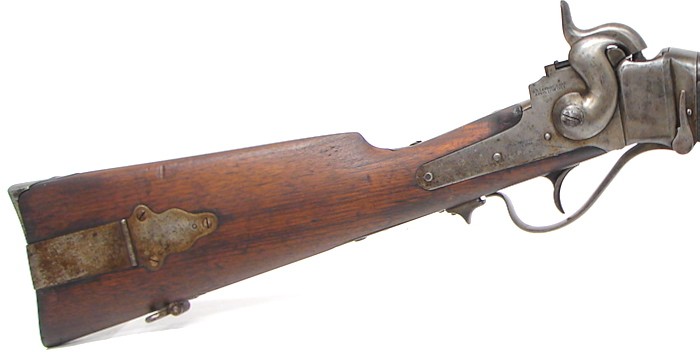 Sharps 1863 military rifle. Very sharp gun with thinning blue on the ...