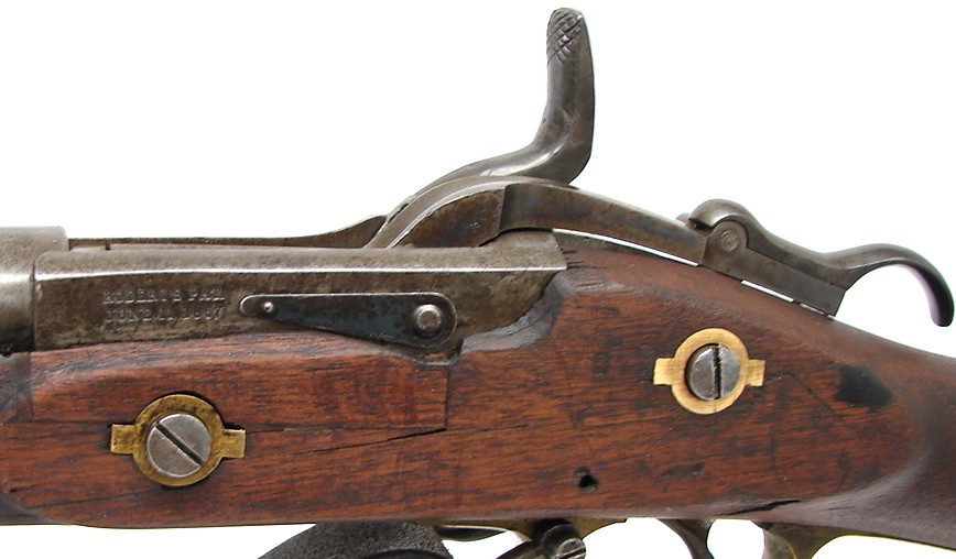 Scarce Roberts conversion of an Enfield rifle. Action is marked ...