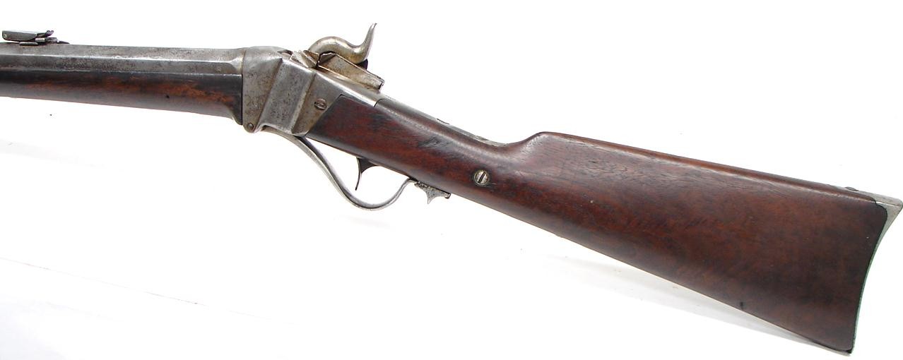 Sharps Model 1852 Sporting .52 caliber rifle. Bore is good with deep ...