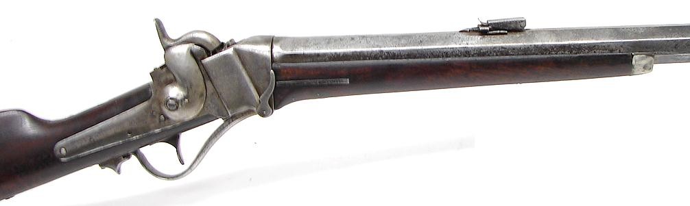 Sharps Model 1852 Sporting .52 caliber rifle. Bore is good with deep ...