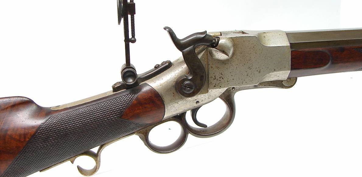 Frank Wesson No 2 Long Range Creedmoor .44 caliber rifle with 34 barrel ...