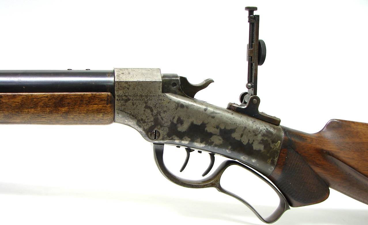 Ballard Target rifle with Winchester heavy 30" target barrel. Caliber ...