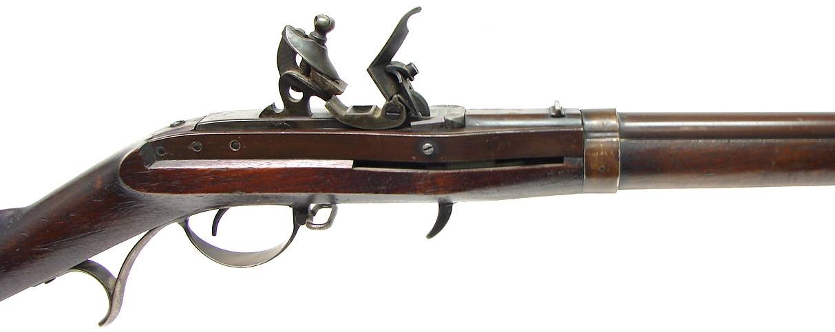 Excellent Hall Model 1819 Flintlock Musket. Excellent example with ...