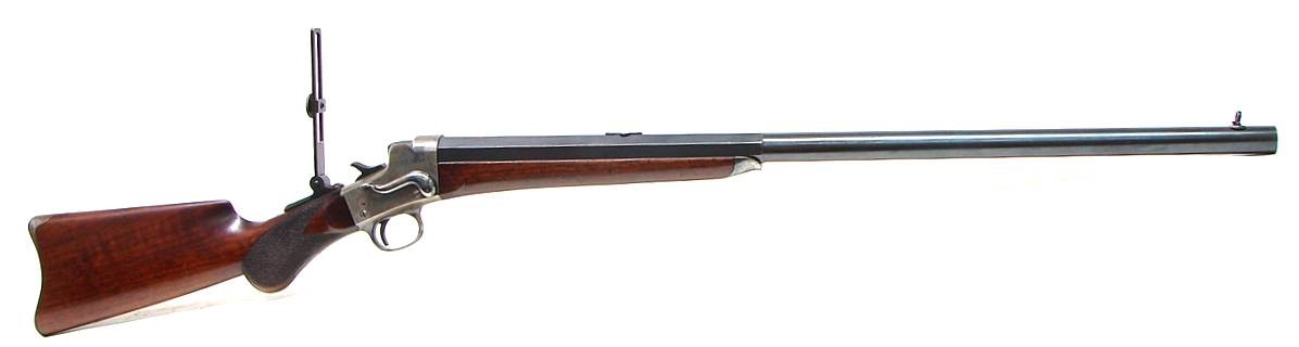 Remington Hepburn No. 3 Sporting and Target rifle. Caliber is .40 1 7/8 ...