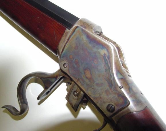 Winchester 1885 - 38-55 caliber rifle. Letters as 30" octagon, #3 ...