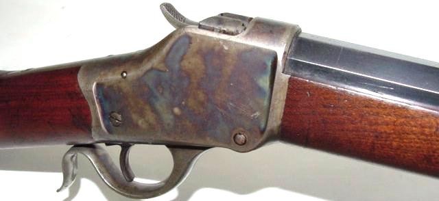 Winchester 1885 - 38-55 caliber rifle. Letters as 30" octagon, #3 ...