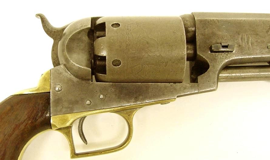 Colt 1st Model Dragoon Martially marked. Gun has an excellent cylinder ...
