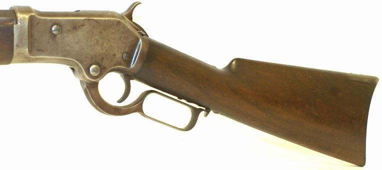 Colt Burgess rifle with 70-80% blue on barrel. Very good plus bore ...