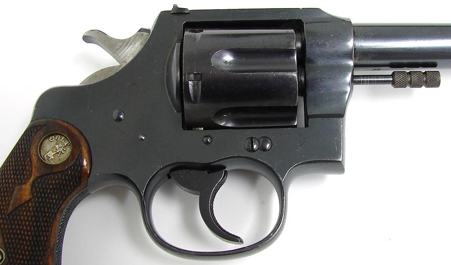 Colt New Service .455 Eley caliber revolver. Deluxe target model ...