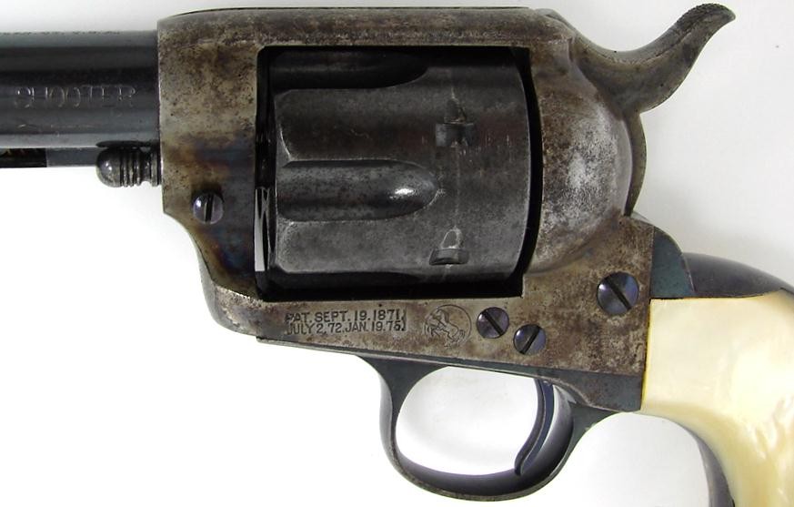 Colt Frontier Six Shooter .44-40 caliber revolver manufactured in 1900 ...