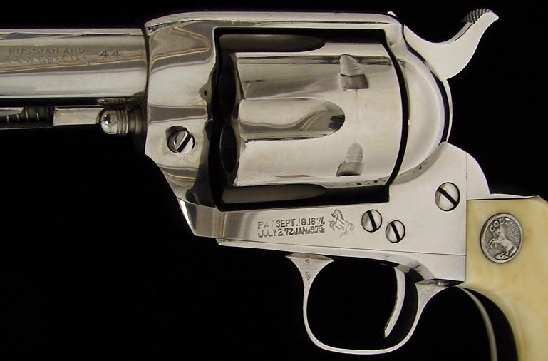 Colt Single Action .44 Special caliber revolver. Pre-war single action ...