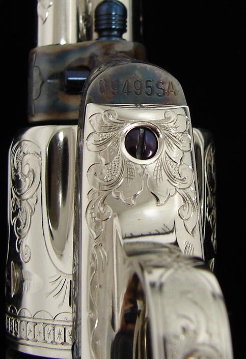 Colt Single Action .45 LC caliber 2nd Generation revolver engraved and ...
