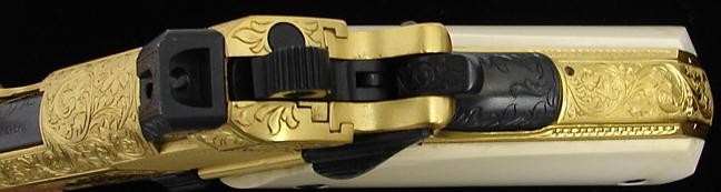 Colt Commander .45 ACP caliber pistol. Early lightweight model ...