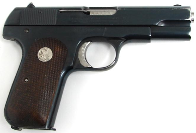 Colt 1903 .32 ACP caliber pistol. General officer pistol of Brig. Gen ...