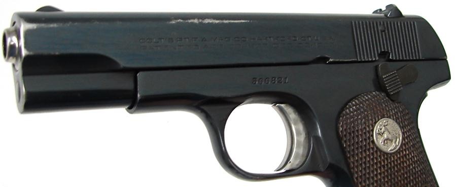 Colt 1903 .32 ACP caliber pistol. General officer pistol of Brig. Gen ...