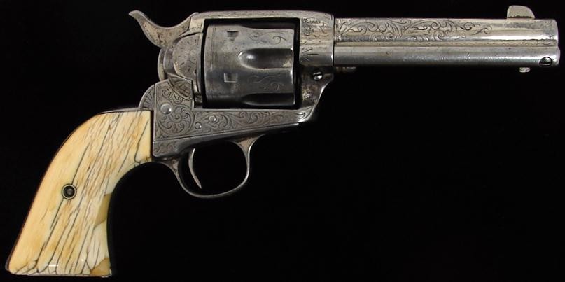 Colt Single Action .45 LC caliber revolver manufactured in 1908 ...