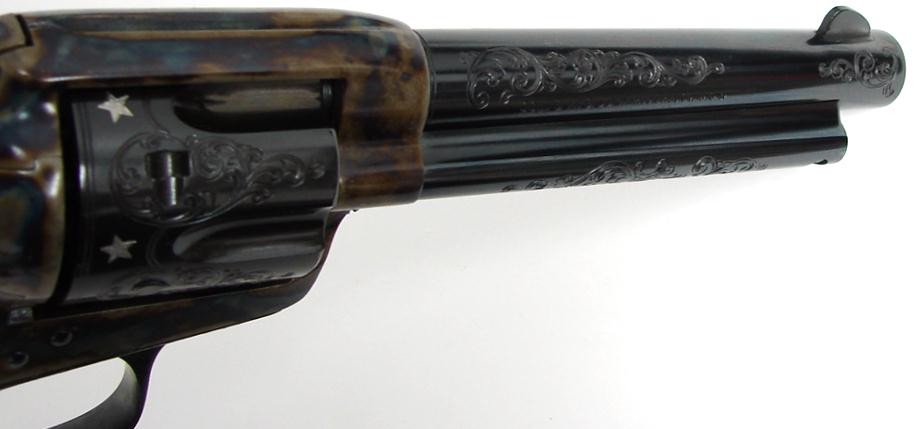Colt Single Action .38 Special caliber revolver. Beautifully engraved ...