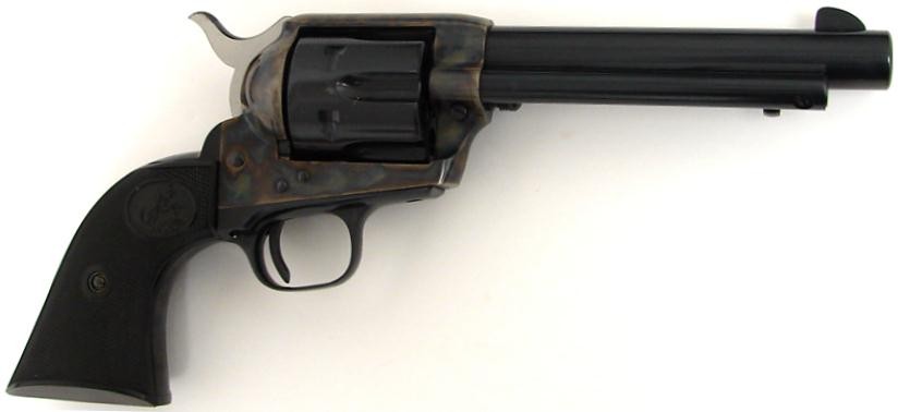 Colt Single Action .38 Special caliber revolver. 2nd generation gun ...