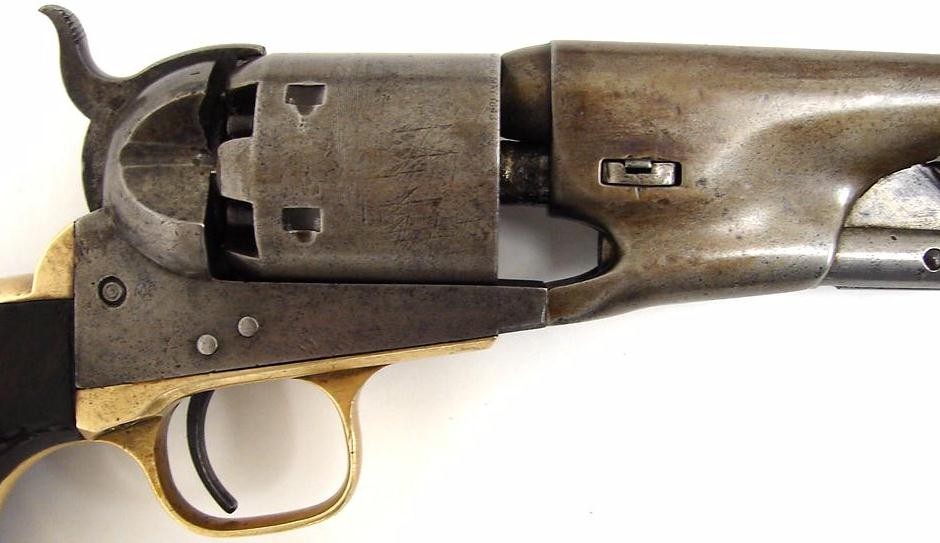 Rare Colt 1861 U.S. Navy revolver with Springfield Research letter ...
