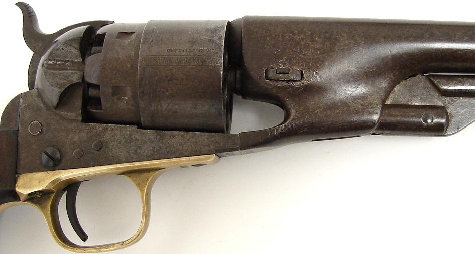 Colt 1860 Army revolver with 4-screw frame. 11xxx serial number range ...