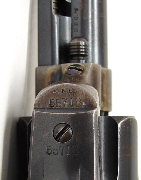 Colt Single Action U.S. Cavalry revolver. D.F.C. (David F. Clark ...