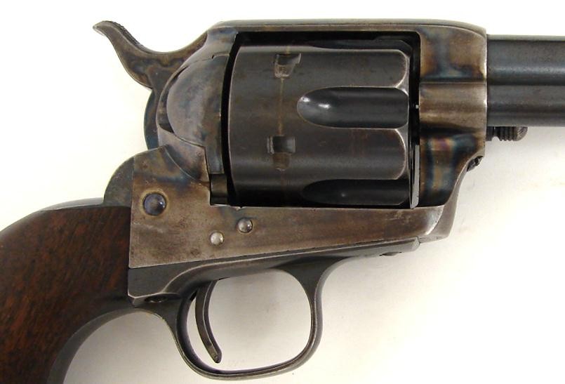 Colt Single Action U.S. Cavalry revolver. D.F.C. (David F. Clark ...