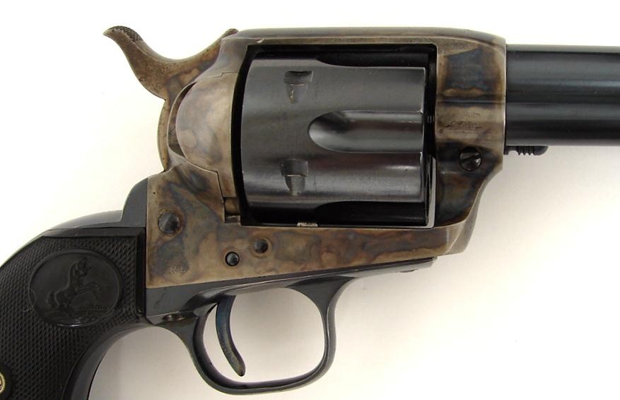 Colt Single Action .38-40 caliber revolver. Pre-war 7 1/2 Single Action ...