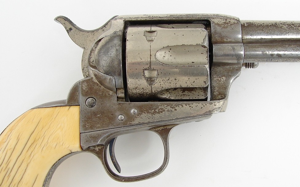 Colt Single Action revolver with factory letter. Etched barrel Colt ...
