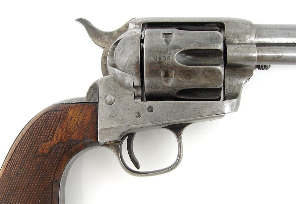 Colt Single Action .44-40 caliber revolver with etched panel and 7 1/2 ...