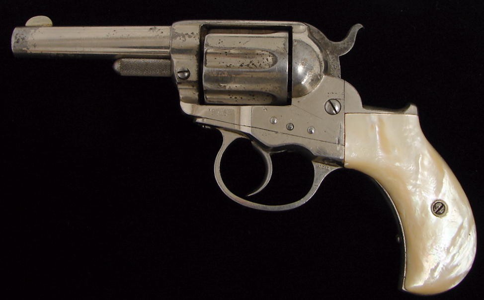 Colt Lightning.41 caliber revolver with Republic of Mexico markings ...