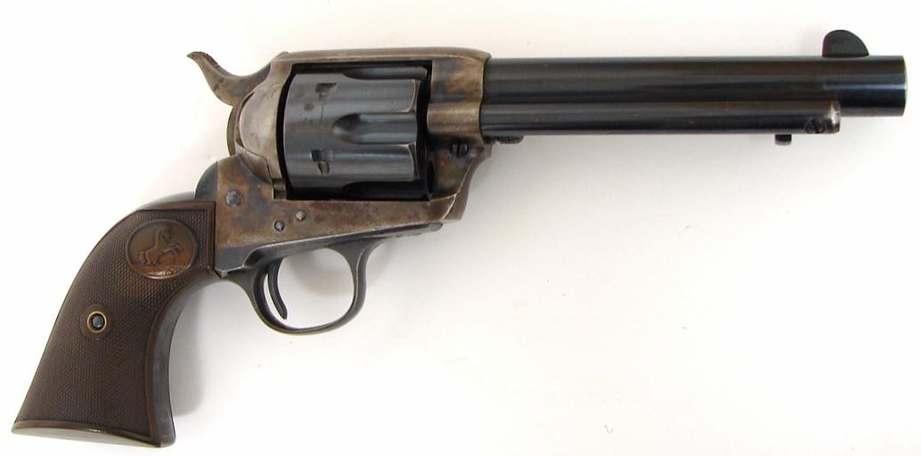 Colt Single Action .38-40 caliber pre-war revolver with factory letter ...