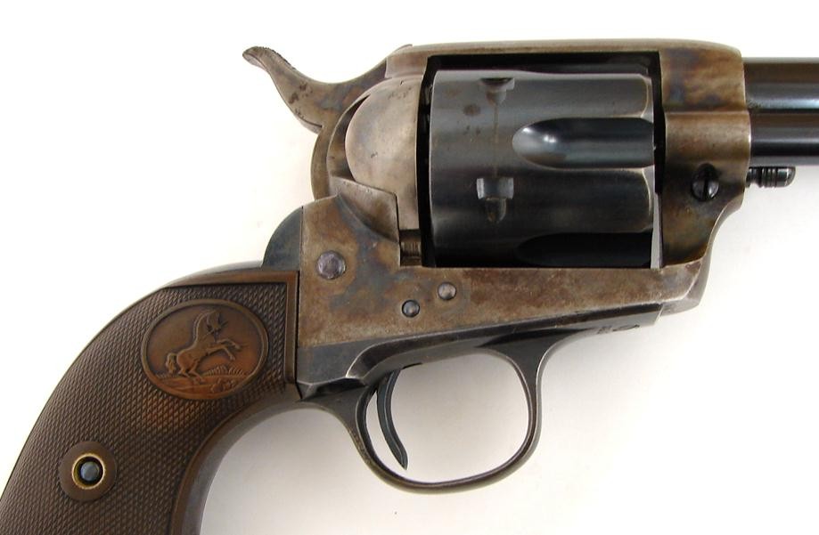Colt Single Action .38-40 caliber pre-war revolver with factory letter ...