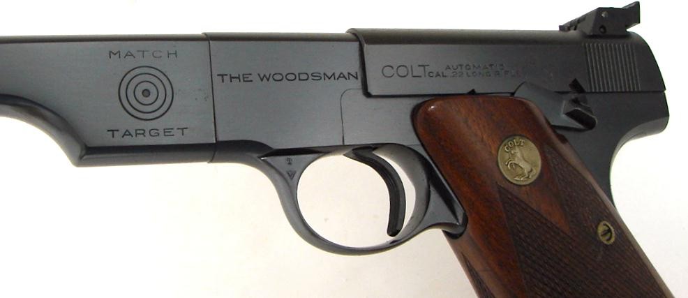 Colt Woodman Match Target .22 LR caliber pistol. Factory boxed pre-war ...