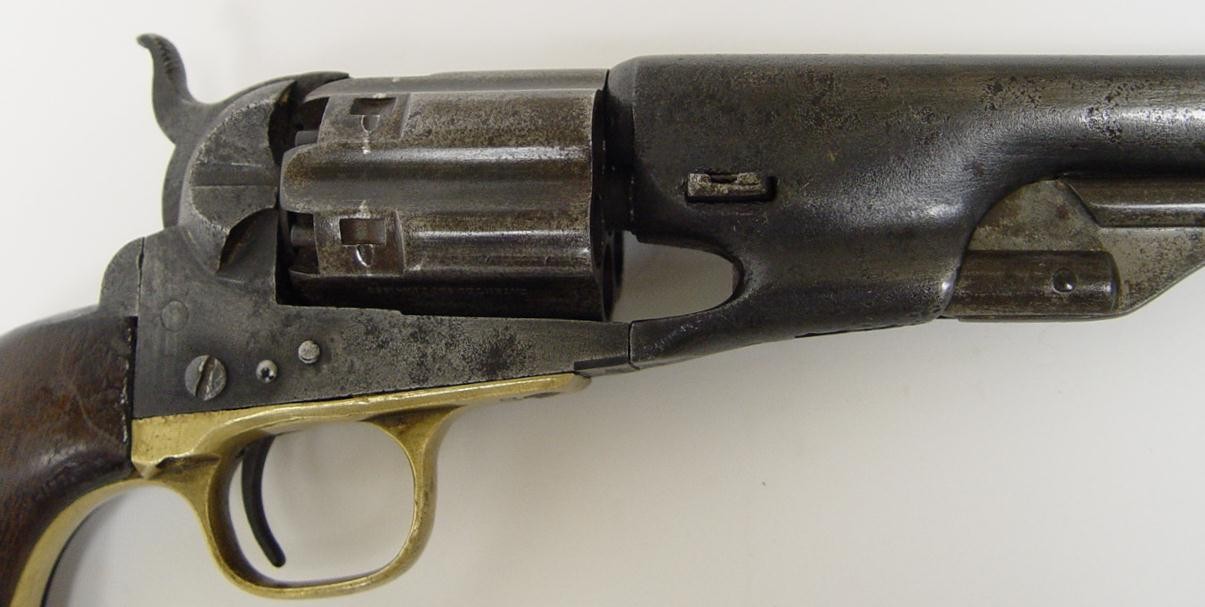 Colt 1860 Fluted Army made in 1861. This is an all matching gun and ...