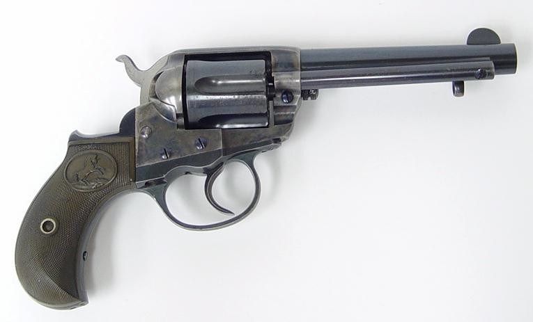 Colt 1877 Lightning .38 Colt caliber revolver. Manufactured 1902. 98% ...
