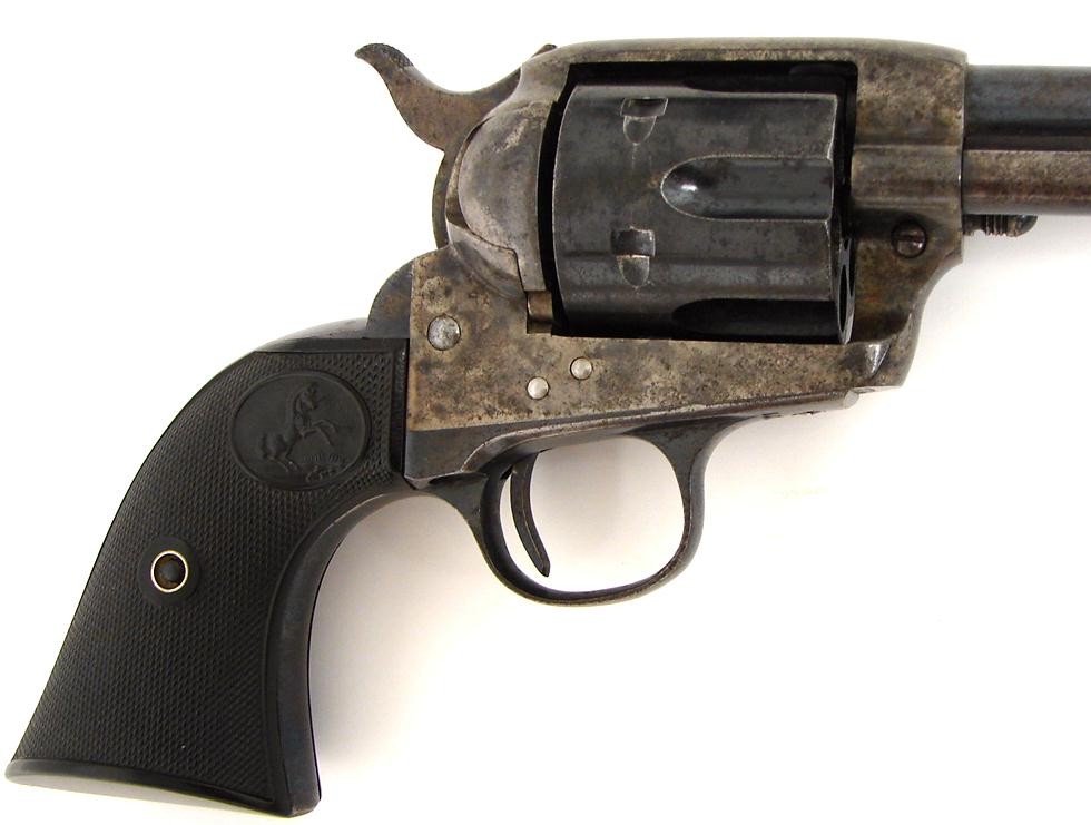 Colt Single Action .38 WCF caliber revolver. Manufactured in 1913. Has ...