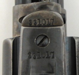 Colt Single Action .45 caliber revolver. Pre-war long flute with ...