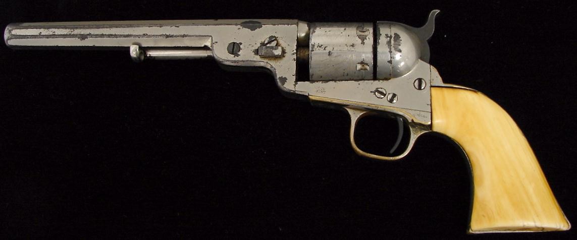 Colt 1851 Navy Conversion has the early "Dished" Lug. Matching numbers ...