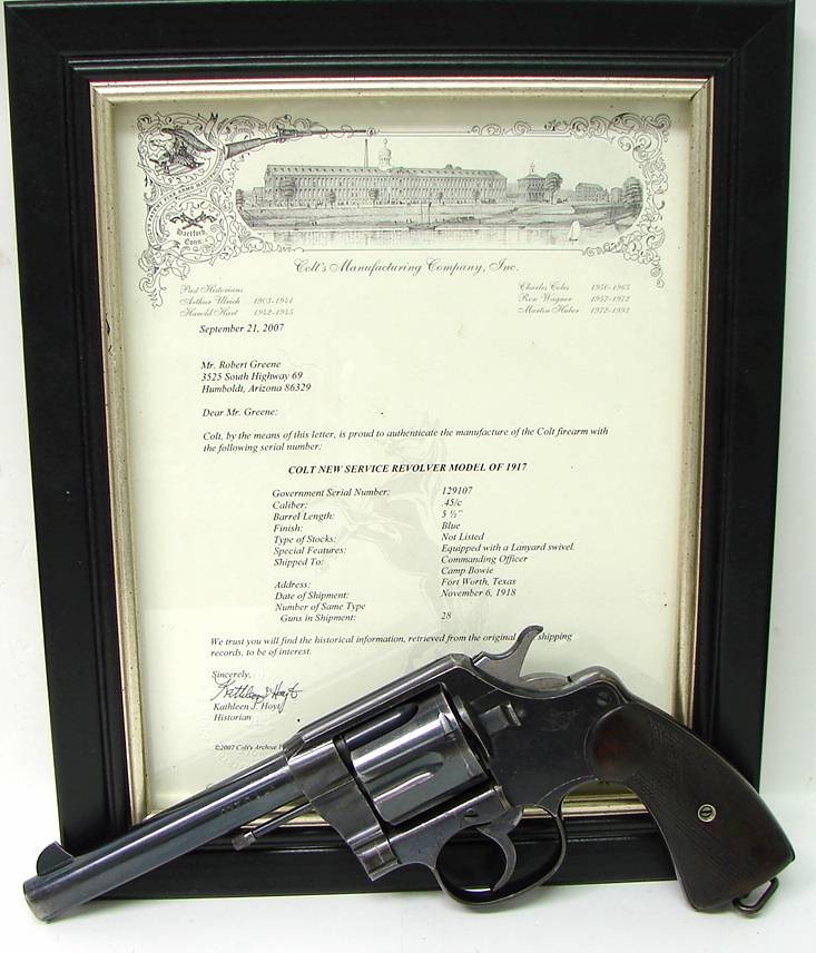 Colt 1909/1917 .45LC caliber revolver. Rare and very interesting Colt ...