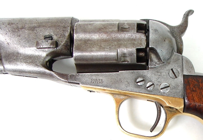 Colt 1860 Fluted Army caliber revolver. Serial number 4775. Made in ...