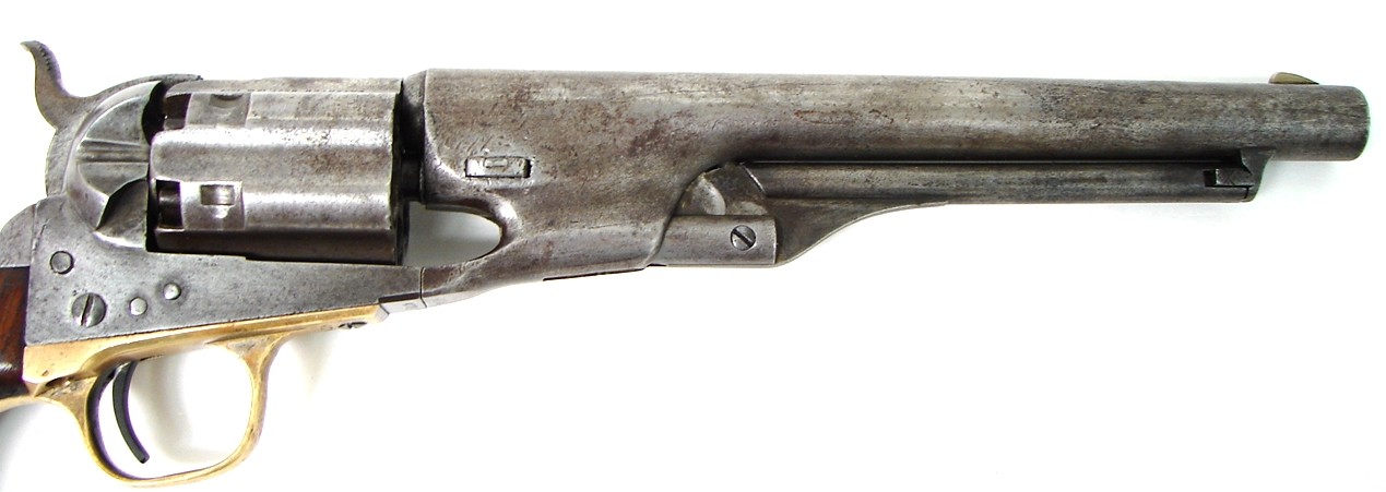 Colt 1860 Fluted Army caliber revolver. Serial number 4775. Made in ...