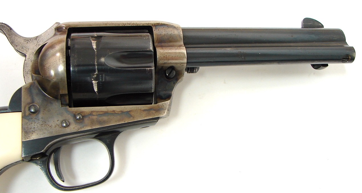 Colt SAA .38 Special caliber revolver. Scarce Colt Single Action Army .38 Special 4 3/4". These ...
