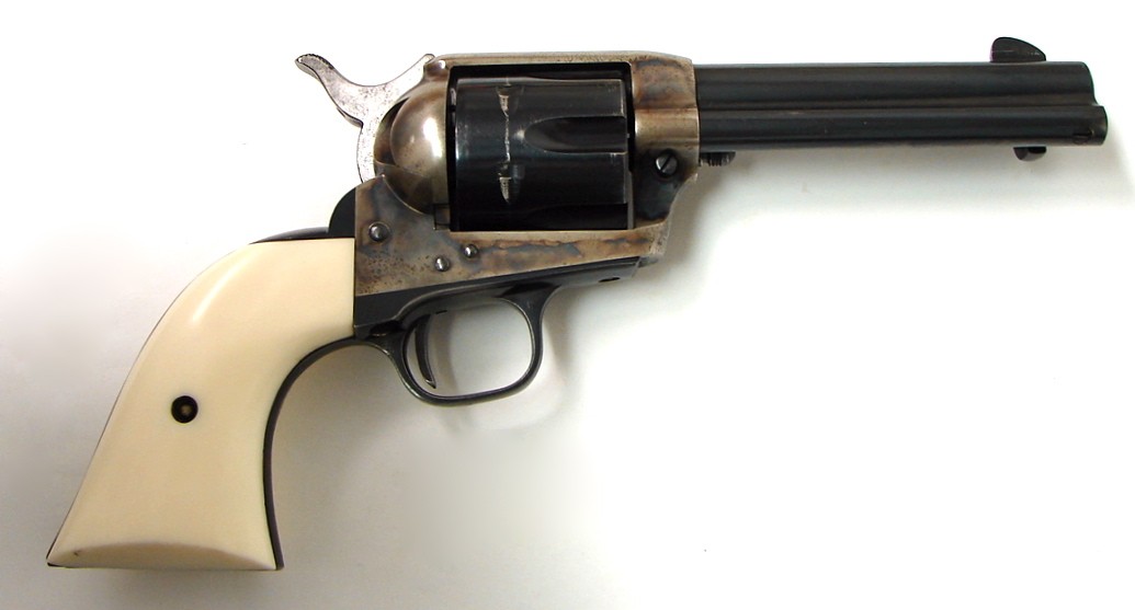 Colt SAA .38 Special caliber revolver. Scarce Colt Single Action Army .38 Special 4 3/4". These ...