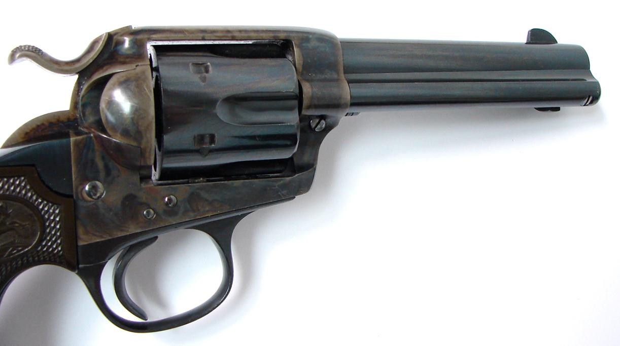 Colt Bisley .32-20 caliber revolver. Copper Queen mine Bisley shipped ...