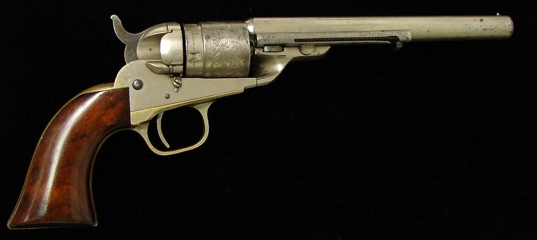 Colt Pocket Navy conversion revolver with a very scarce 6 1/2" barrel ...