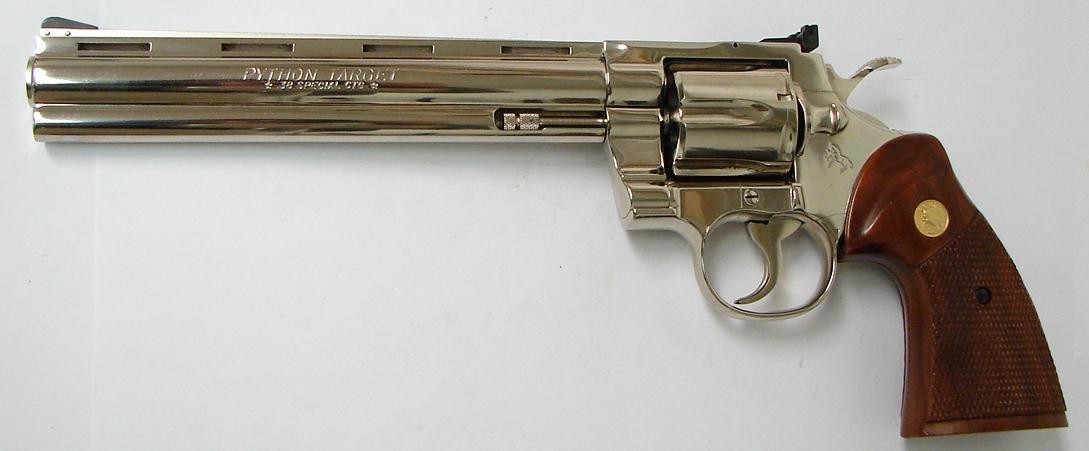 Colt Python Target .38 Special caliber revolver. Rare Target model in ...