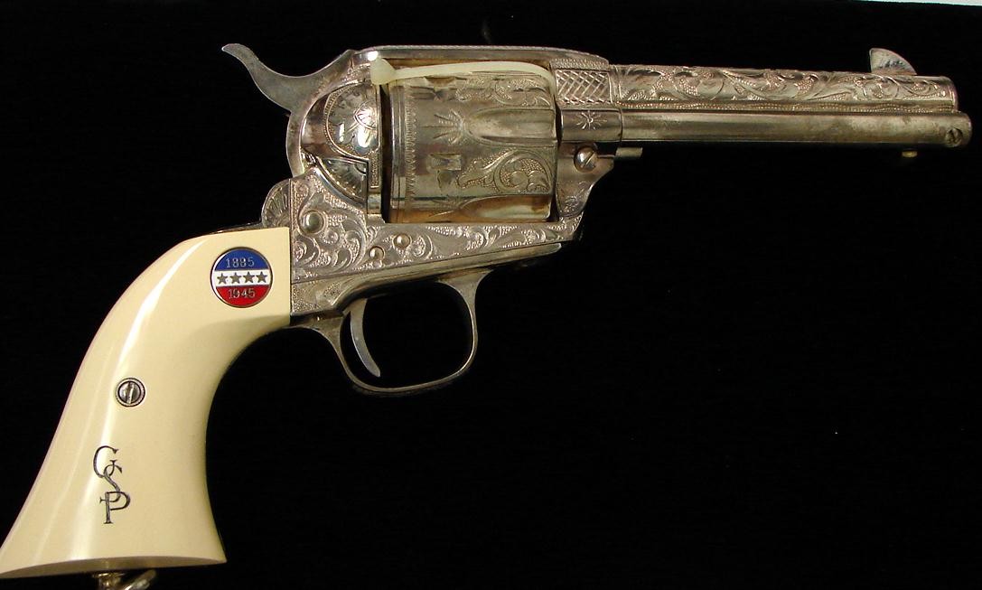 George S. Patton Uberti Single Action .45 LC caliber commemorative ...