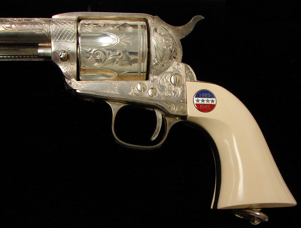 George S. Patton Uberti Single Action .45 LC caliber commemorative ...